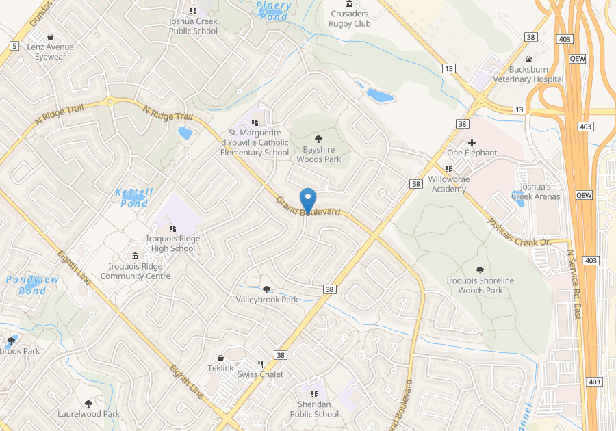 For rent: Upper Middle-Ninth Li Oakville, 2 bdrm Viewit |232549